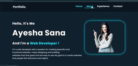 ayesha sana on linkedin webdevelopment portfolio frontenddeveloper