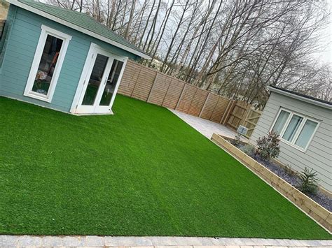 Artificial Turf Block Paving Lifestyle Landscape
