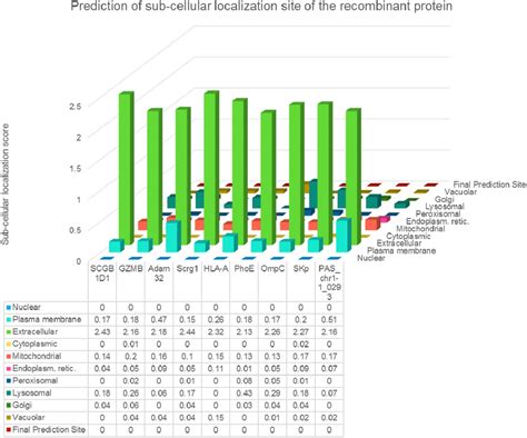 Prediction Of Sub Cellular Localization Sites Of Recombinant Protein