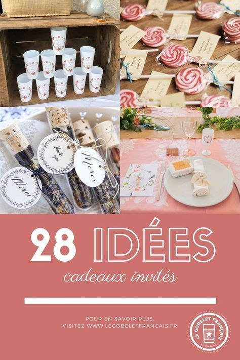 Vous êtes à la recherche du cadeau d invité de mariage parfait et