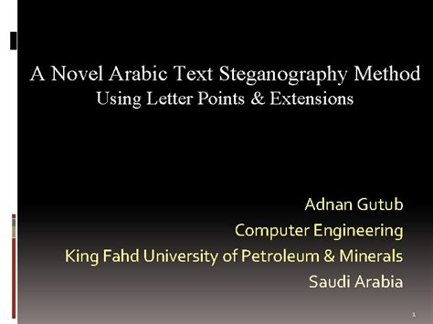 A Novel Arabic Text Steganography Method Using Letter