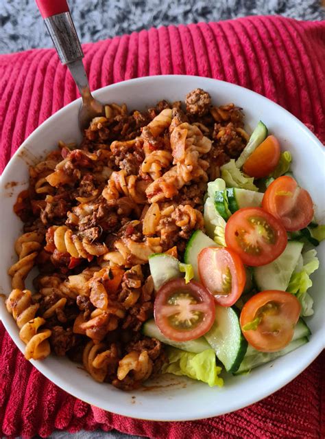 Pasta Bolognese Bake Recipe Image By Rcell29 Pinch Of Nom