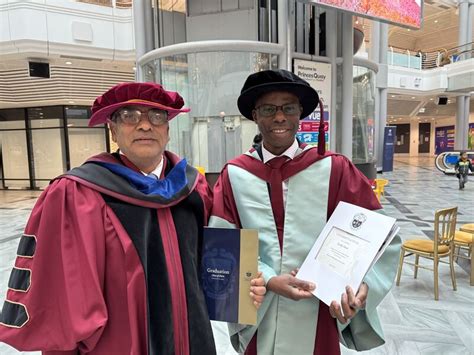 Congratulations Dr Lucky Ossai For Earning Phd In Economics In The