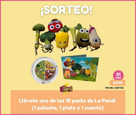 La Pandi Sortea 10 Packs Con Peluche Plato Y Cuento Regalos Y