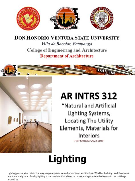 Lecture 3 Natural And Artificial Lighting In Architecture Ar Intrs 312 Pdf Incandescent