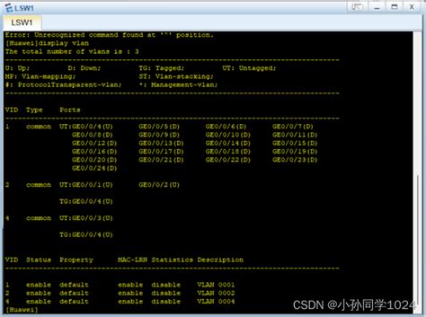计算机网络基础实验七多端口和单臂路由器互联vlan实验 Csdn博客