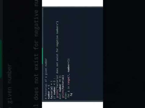 How To Find Factorial With Python Programming Python Program Fr Finding
