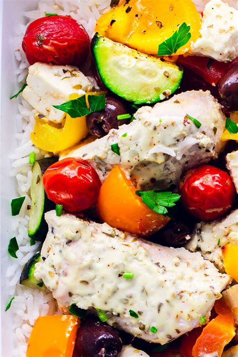 Greek Chicken Meal Prep One Clever Chef