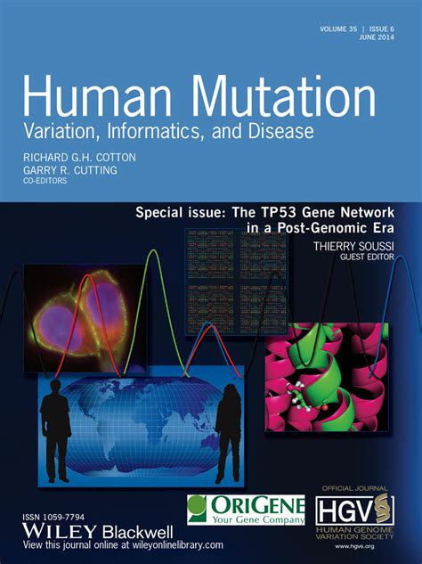 The Tp53 Gene Network In A Post‐genomic Era Human Mutation Vol 35 No 6
