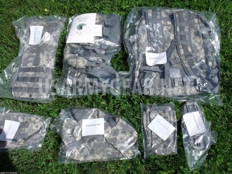 New Molle Ii Acu Rifleman Army Set Assault Pack Flc Hydration System Waist Bag Us Army Gear