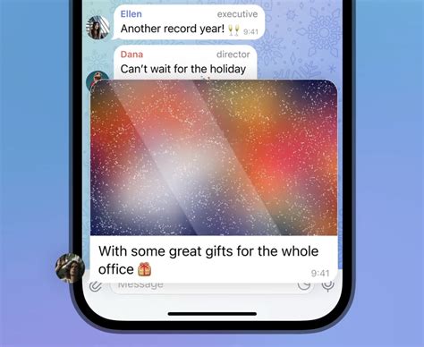 Telegram для Ios крупно обновился Отправка скрытых фото и видео публичные фото профиля и другое
