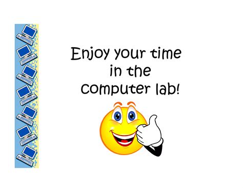 Welcome To Your Computer Lab Ppt Pdf