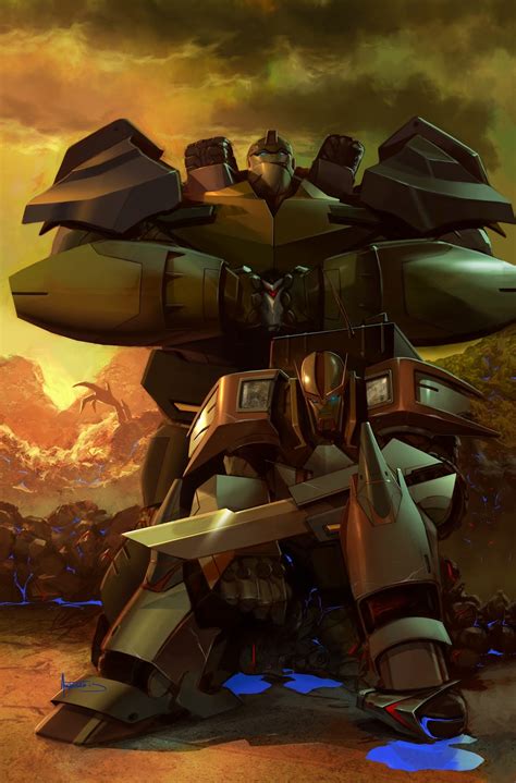 Augusto Barranco Transformers Prime Comic Covers