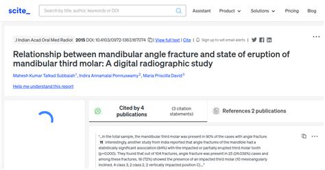 Relationship Between Mandibular Angle Fracture And State Of Eruption Of