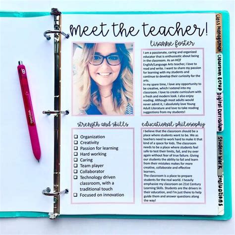 Land Your Dream Job Teacher Portfolio Lisanne Schmidt Foster Artofit