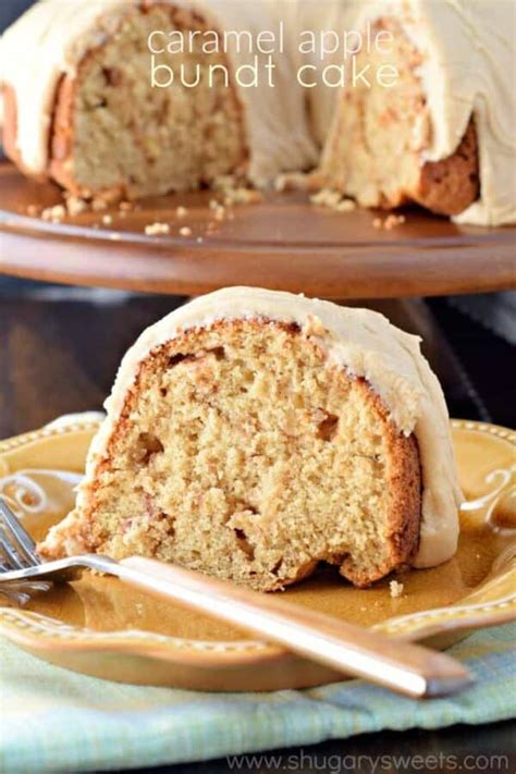 Caramel Apple Bundt Cake Shugary Sweets