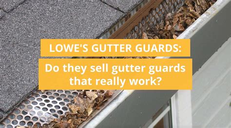 Snap On Gutter Guards Lowes Best Shop Th