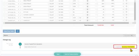 How To Create An Ar Invoice From An Existing Quotation Gofreight