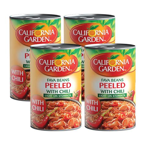 California Garden Peeled Foul With Chili 450 G 31 Online At Best Price