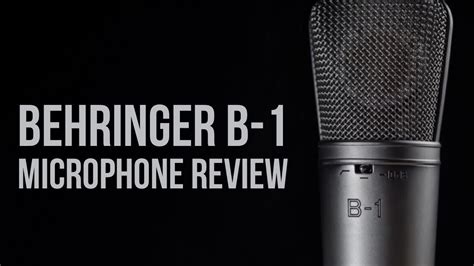 Behringer B 1 Condenser Microphone Review Test Youtube