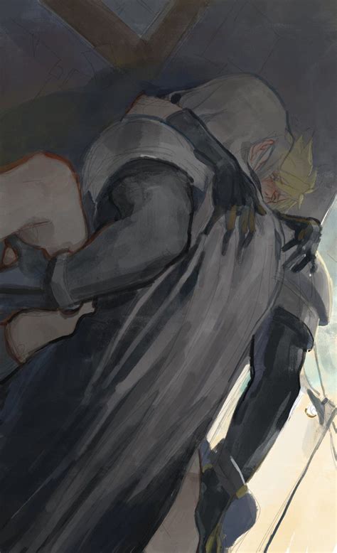 Final Fantasy Rule Color Light Skin Clothed Clothed Sex Silver Hair Cloud Strife Gay Sex