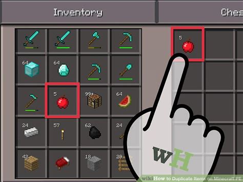 How To Duplicate Items On Minecraft Pe 8 Steps With Pictures