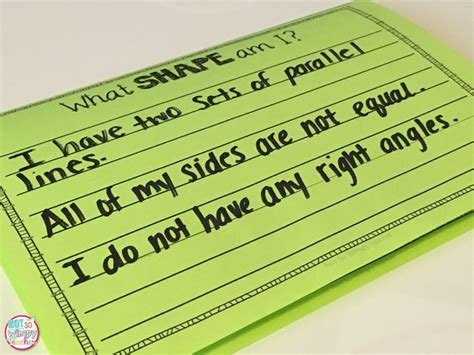 Fun Ways To Practice Geometry In The Elementary Classroom Not So