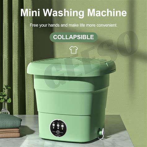 Geeso Mesin Basuh Mini Washing Machine Portable Foldable Folding Travel