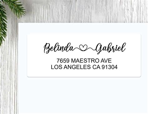 Personalized Mailing Address Labels For Wedding Invitations Save The