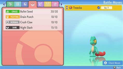 Pokemon Brilliant Diamond And Shining Pearl Treecko 6iv Ev Trained