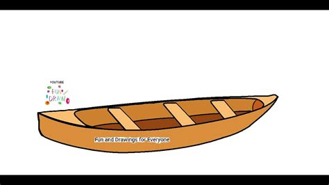 How To Draw A Canoe