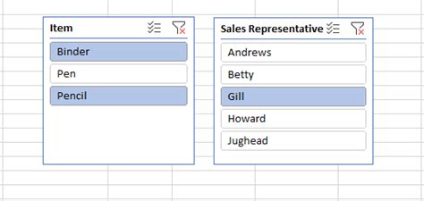 Introduction To Slicers In Excel Acuity Training