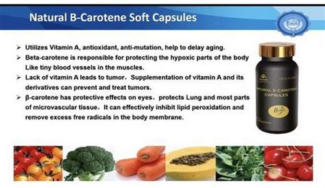 Norland Natural B Carotene Capsules With Glutathione For Fertility