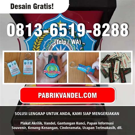 Contoh Vandel Untuk Pemateri