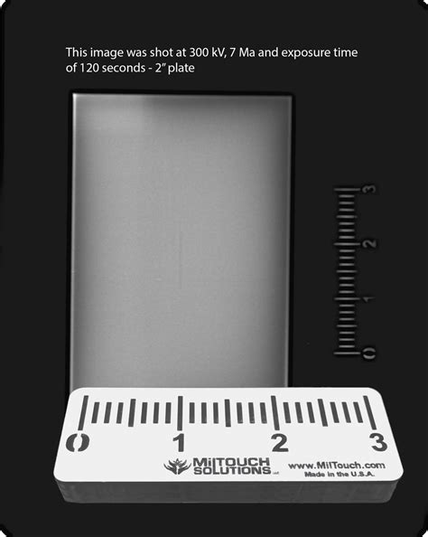 3 Ndt X Ray Visible Scale Kit Nist Certified Miltouch Solutions