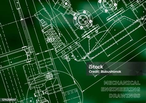 藍圖向量工程圖紙機械儀器製造向量圖形及更多computer Aided Design圖片 Computer Aided Design