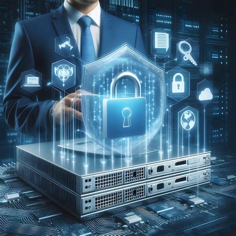 Premium Photo Reliable Technology Business Network Servers Boost