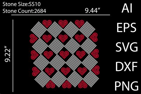 Pattern Rhinestone Templates Design Graphic By Betruthful · Creative