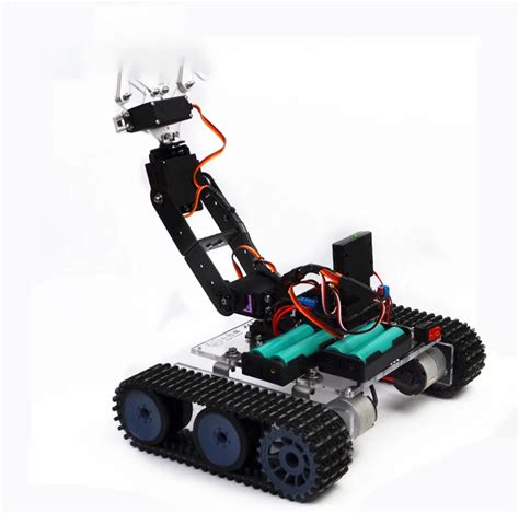 Dof Robotic Arm With RC Tank For Arduino Robot DIY Kit Acrylic Ps R E Smart Way