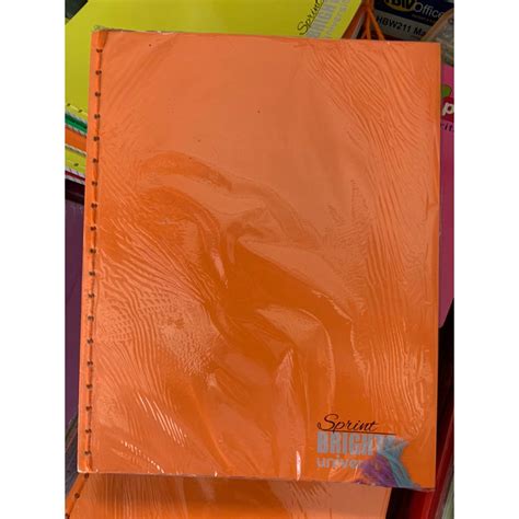 University Big Notebook Neon Assorted Colors Sold Per Ream 10pcs Shopee Philippines