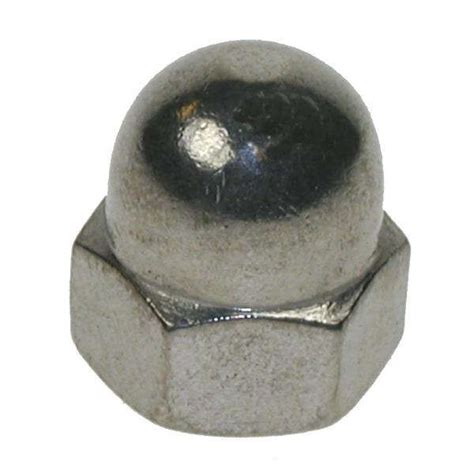 Nutandboltshop M16 A4 Stainless Steel Dome Nut Din1587