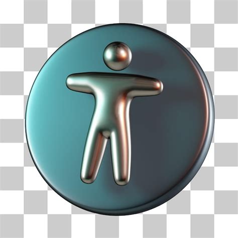 Premium Psd Accessibility 3d Icon