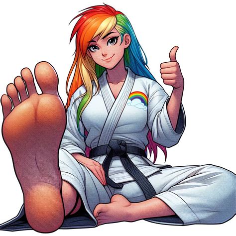 Rainbow Dash Karate Feet Showing By Kicksoles On Deviantart