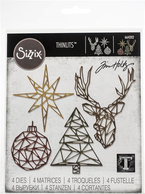 Sizzix Thinlits Dies By Tim Holtz Geo Christmas Michaels