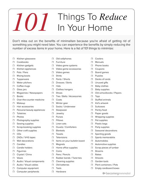 Declutter Your Home Checklist List Of Things To Declutter In Your Home