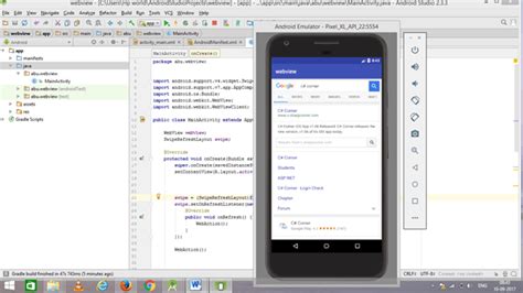 Create Web Browser Android Application Using Android Studio