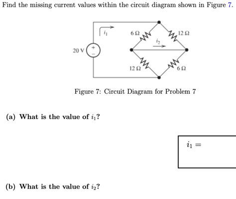 Solved Find The Missing Current Values Within The Circuit