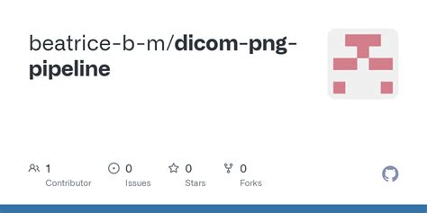 GitHub Beatrice B M Dicom Png Pipeline