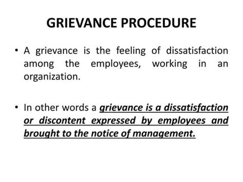 Grievance Handling Procedure Docx