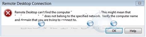 Fix Remote Desktop Cant Find The Computer